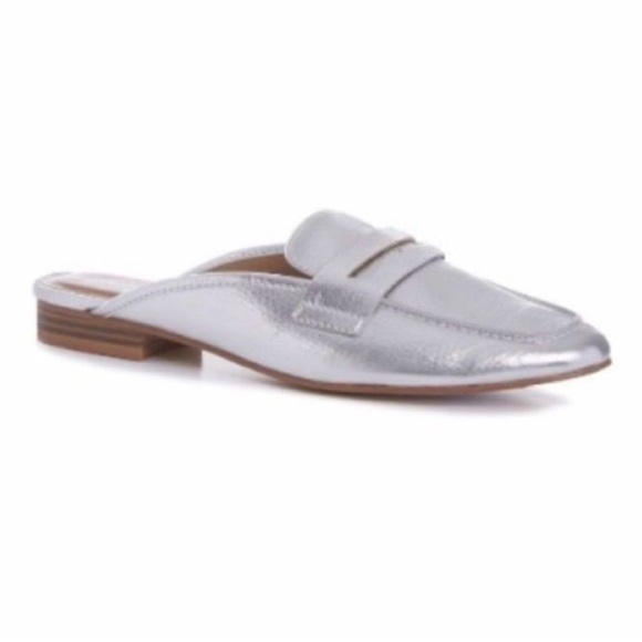 Primark | Shoes | Metallic Silver Primark Mule Flats | Poshmark